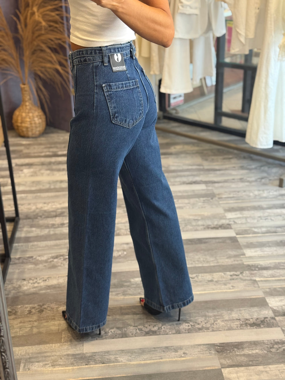 Ψηλόμεσο Τζιν με Ζώνη – Starlight Closet